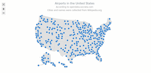 Maps Point Maps (Dot Maps) | AnyMap Gallery | AnyChart